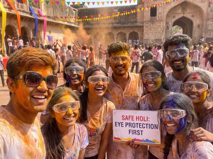 Holi Safety Guide: Prevent Skin Allergies, Eye Irritation & Injuries ...